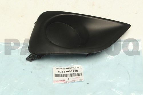 521270D430 Genuine Toyota COVER, FRONT BUMPER HOLE, RH 52127-0D430 | eBay