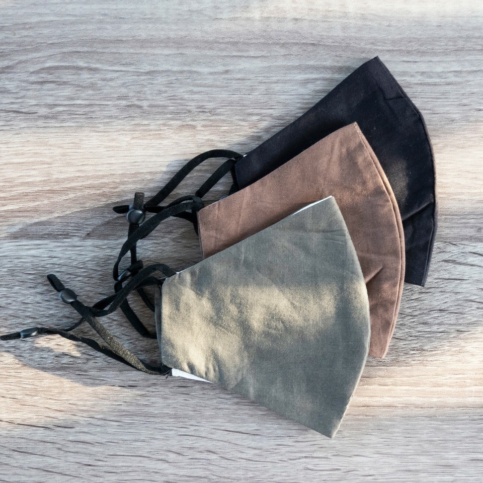 Face Mask Reusable Washable S/M/L/XL Adjustable 3D 100% Cotton Unisex ...