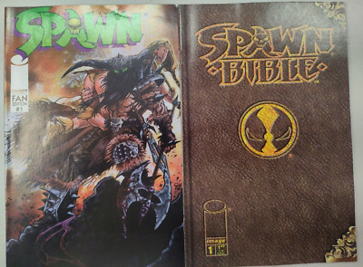 Spawn #1 Fan Edition & Spawn Bible #1 Image 1996 Comic Books | eBay