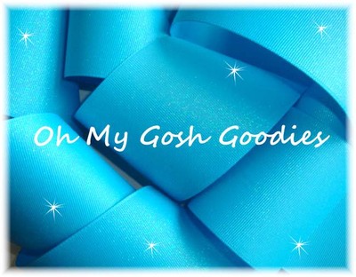 3" GLITTER SOLID GROSGRAIN CHEER CHEERLEADER SPIRIT TEAM RIBBON 4 BOW ...