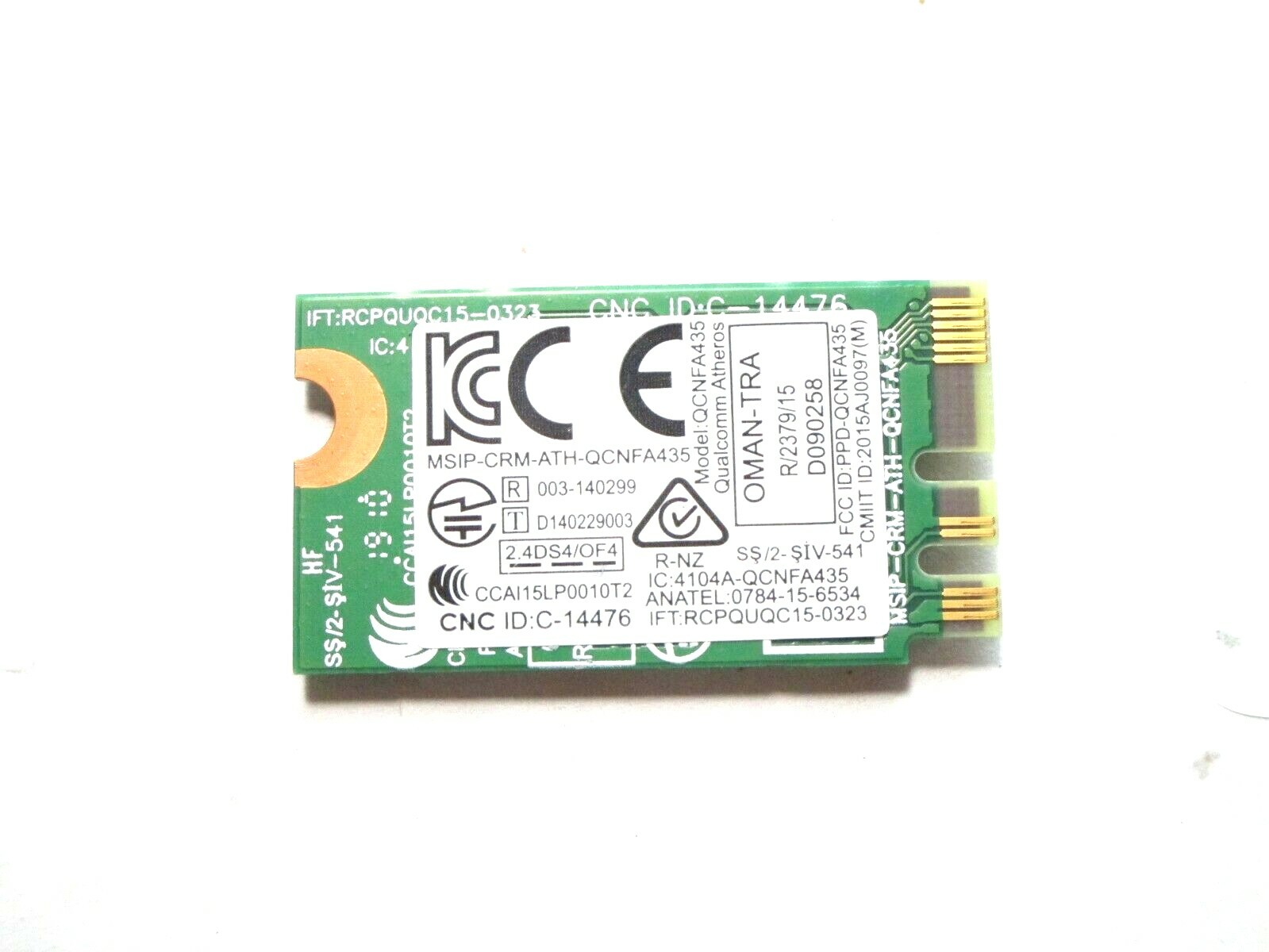 Wireless 1810 DW1810 WLAN WiFi 802.11AC + Bluetooth 4.1 Band M.2 Card ...