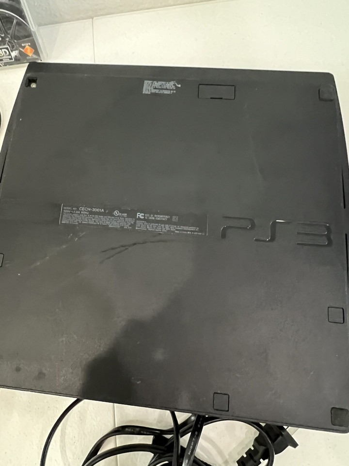 PS3 Sony PlayStation 3 Slim 149GB CECH-3001A Bundle W/ Controller ...