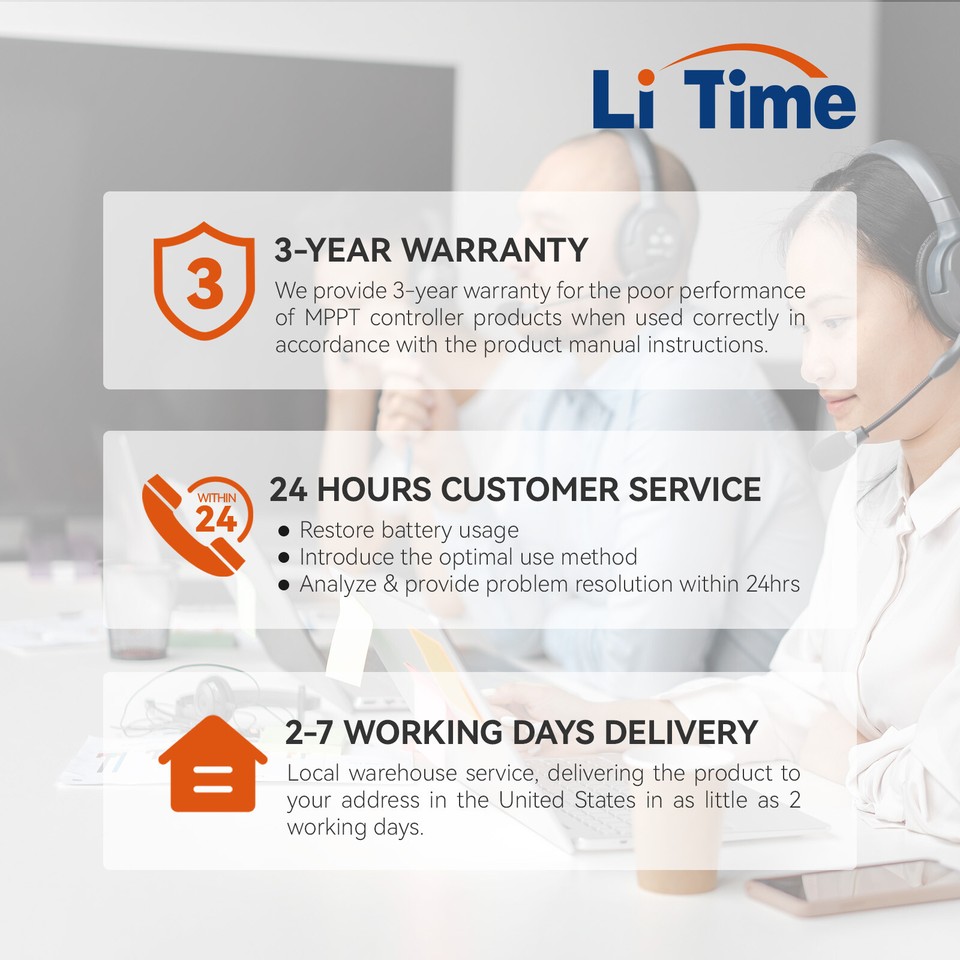 Litime 30 Amp 12V/24V DC Input Bluetooth MPPT Solar Charge Controller ...