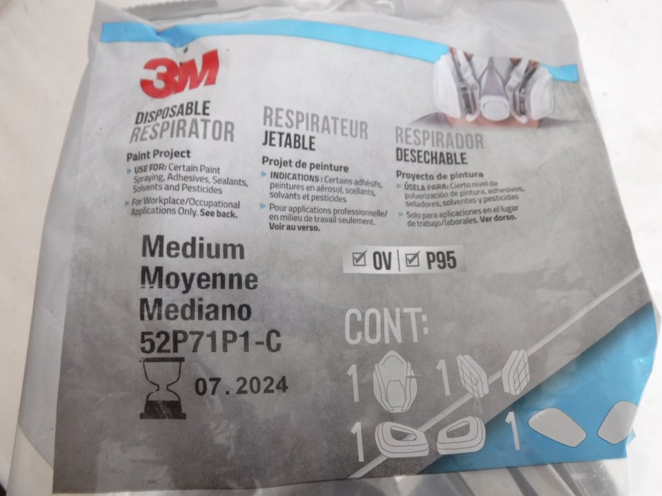 3M Paint respirator 52P71P1-C Medium 51131918047 | eBay