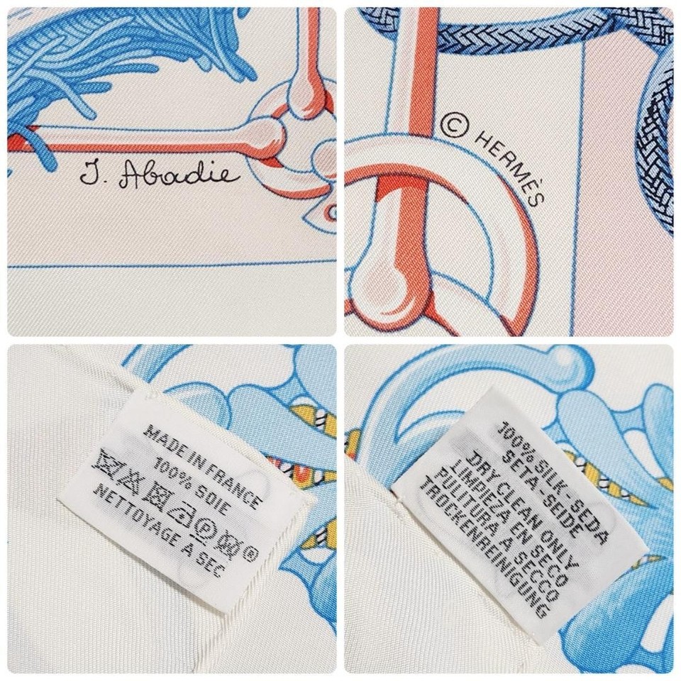 Herm s Carr 90 Cricketis Large Scarf Recent Tag Equestrian Pattern Silk ...