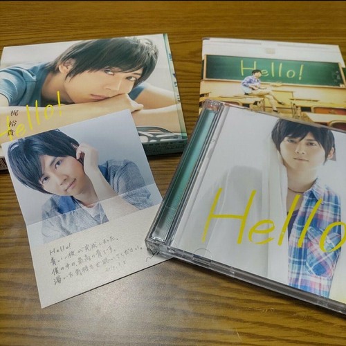 Yuki Kaji Hello! 2nd Single CD + DVD Limited Edition w/Photobook & Card ...