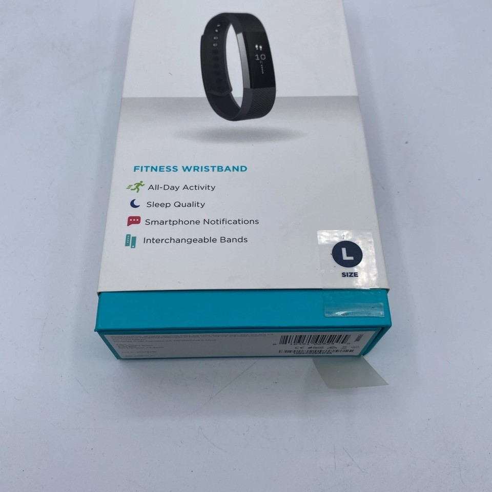 Fitbit Alta Activity & Fitness Tracker Smart Wristband Size L Black NEW ...