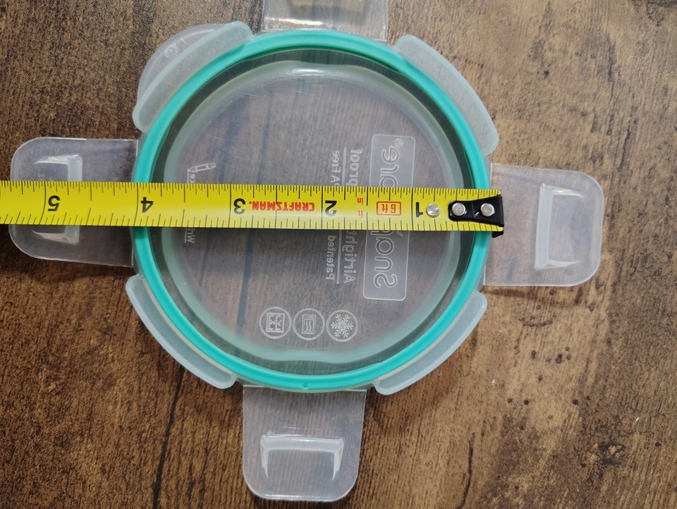 SNAPWARE Pyrex Replacement Airtight LID 4" Round Leakproof Food Storage ...