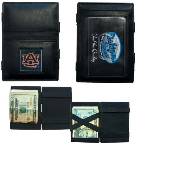 AUBURN TIGERS MENS JACOB'S LADDER STYLE LEATHER LOGO WALLET | eBay