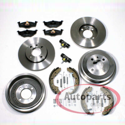 Bremsscheiben Bremsbeläge Bremstrommel Bremsbacken Satz vorne hinten ...