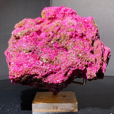 850G Natural coarse red corundum and phlogo mineral powder ruby raw ...