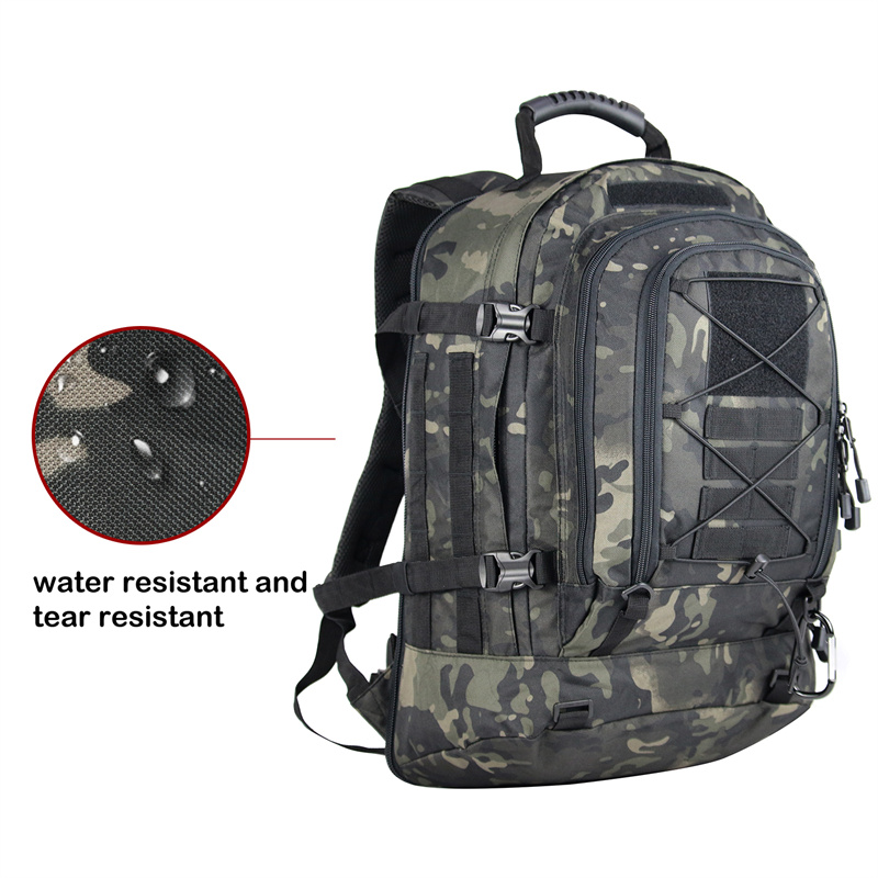 60L Military Molle Camping Backpack Tactical Camping Hiking Travel Bag ...
