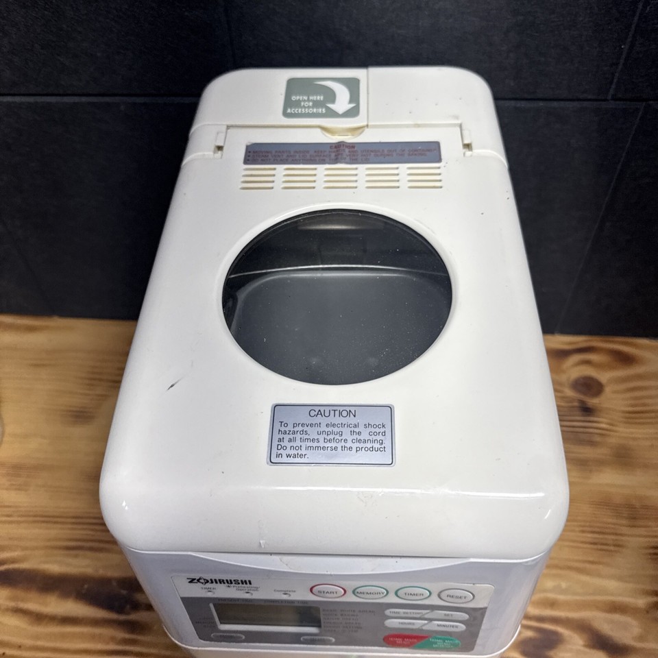 Zojirushi Automatic Bread Maker Machine BBCC-S15 Tested In Working ...