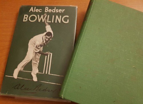 ALEC AND ERIC BEDSER SIGNED AUTOGRAPHED Our Cricket Story & BOWLING ...