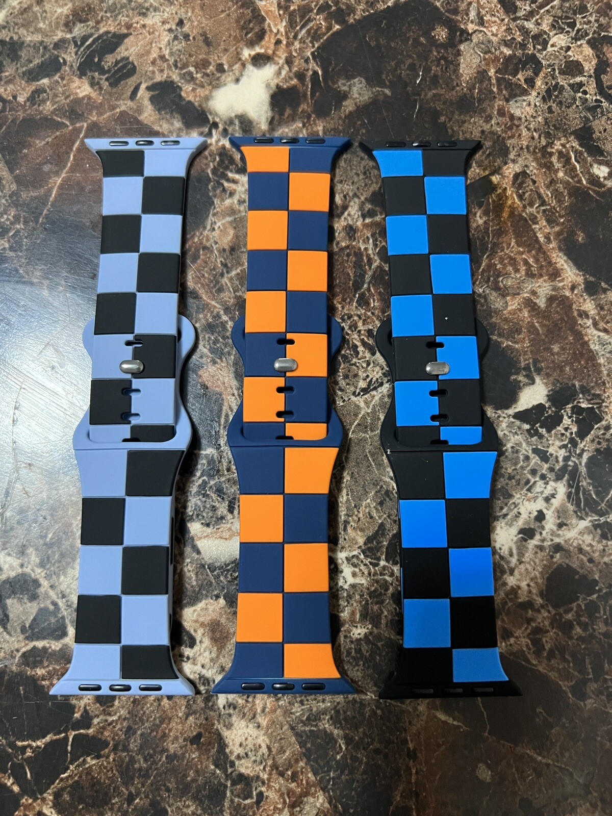 Designer Checkered Band Compatible with Apple Watch Band 42mm 44mm 45mm ...