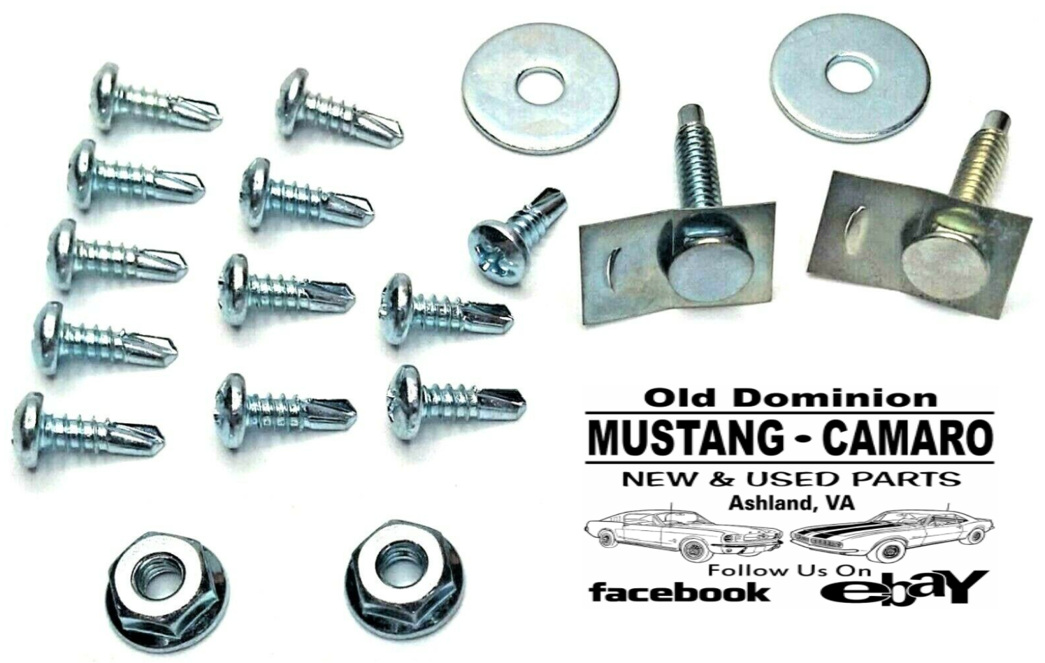 1967-1968 Mustang Rear Valance Hardware Mounting Kit | eBay