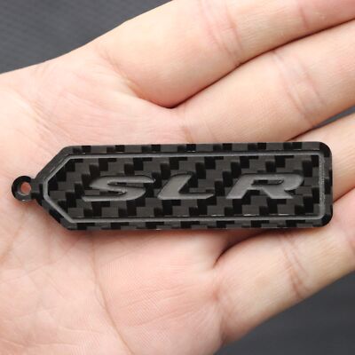 Mercedes-Benz SLR 100%Carbon Fiber Automobile motorcycle Keychain ...