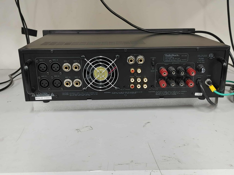 RadioShack Model MPA-250B PA Stereo Amplifier Amp 250 WATT | eBay