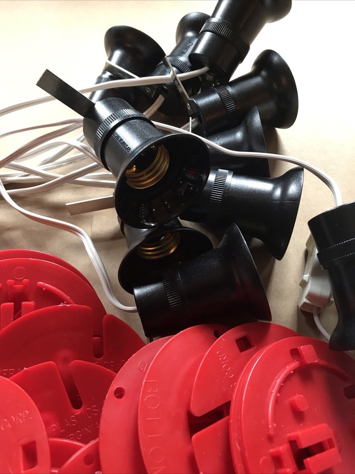 Blow Mold Replacement Light cords RED Plates General Foam NEW LOT OF 20 ...