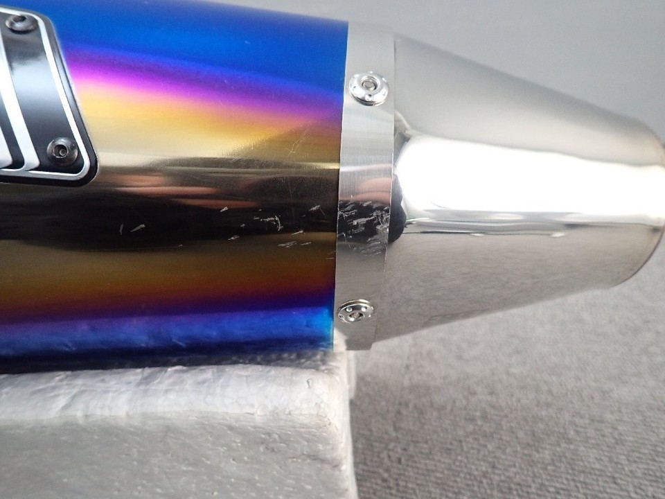 Silenziatore marmitta scarico slip-on Yoshimura R-11 Zx-6R 13-18 Carbon ...