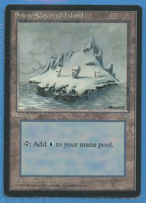 MTG: Ice Age: Snow-Covered Island | eBay