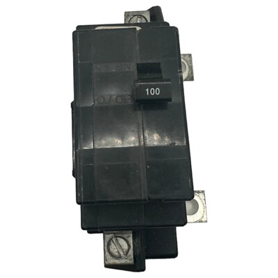 USED Square D 100 Amp 2 Pole QOM100VH Main Circuit Breaker 785901004035 ...