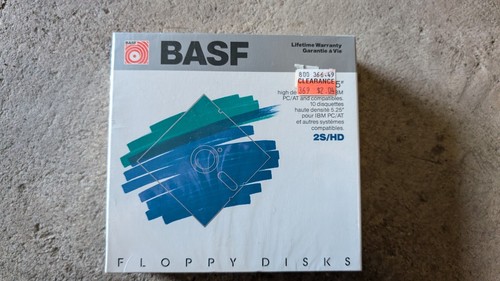 Basf 2shd 5.25 Floppy Disk 10 Count Sealed | eBay