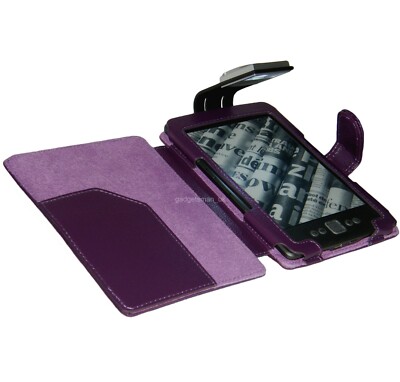 PURPLE CASE COVER AND LIGHT FOR NEW AMAZON KINDLE 4 4TH GEN - WITH ...