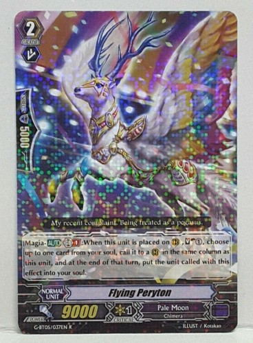 Bushiroad Cardfight Vanguard Volant Peryton G-BT05/037EN R Pâle Lune | eBay
