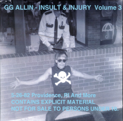 GG ALLIN - Insult & Injury Vol 3 - CD - **BRAND NEW/STILL SEALED ...