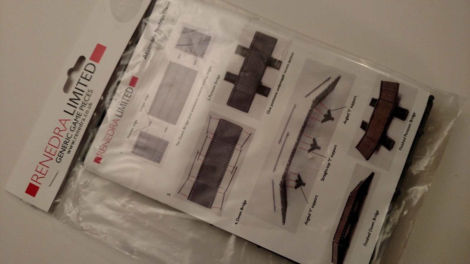 Renedra Wooden Pontoon Bridge - Plastic Kit for American Civil War up ...