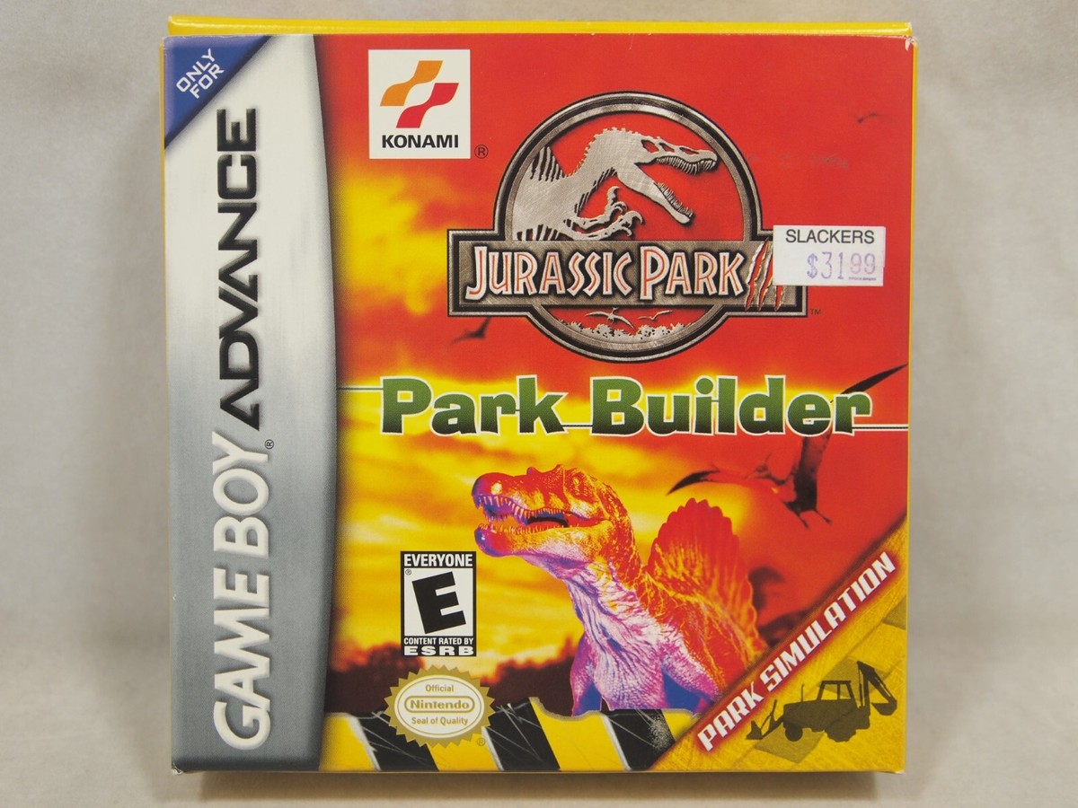 Jurassic Park Builder Logo Jurassic Park III Park Builder Game Boy