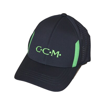 CCM Hockey Senior/Adult Perforated Adjustable Training/Golf Cap/Hat ...