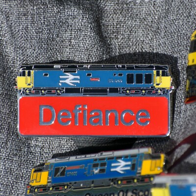 Class 50 'Defiance' Pin Badge | eBay UK
