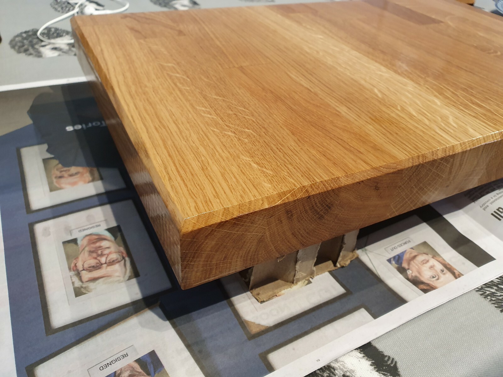 Kitchen worktops off cuts / Solid Wood Worktop / oak walnut Iroko | eBay UK