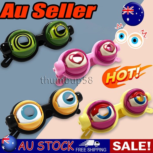 Crazy Eyes Creative Kids Party Favor Funny Pranks Glasses Novelty ...