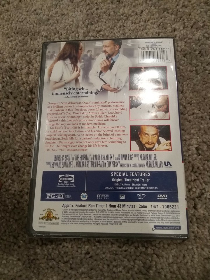 The Hospital (DVD, 2003) 27616895523| eBay