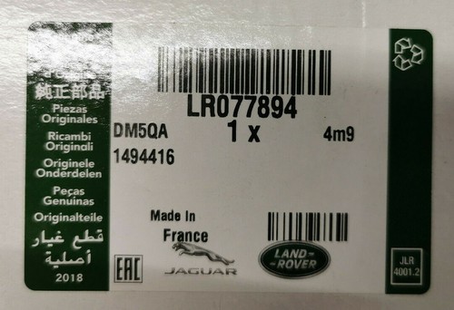 Genuine Range Rover / Sport / Discovery 5 Wheel Hub Bearing Front/Rear ...