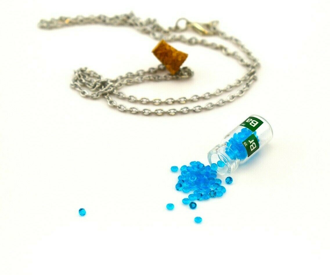 Breaking Bad Necklace Blue Methamphetamine Jesse Pinkman Walter White ...
