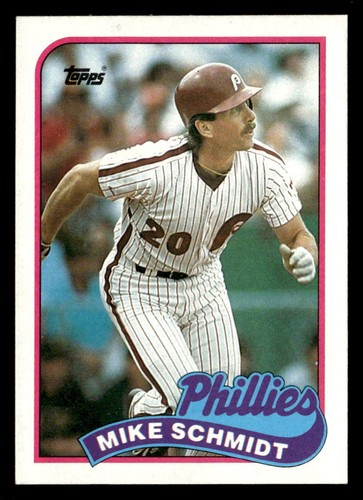1989 Topps #100 Mike Schmidt Card Philadelphia Phillies | eBay