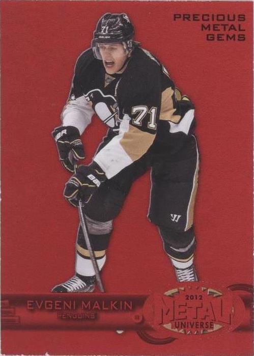 2012-13 Fleer Retro - 1997-98 Metal Universe Design Evgeni Malkin ...