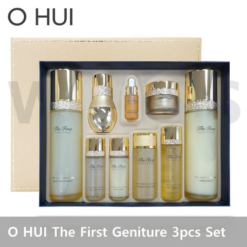 O HUI The First Geniture 3pcs Special Set Skin Softener Emulsion Cream ...
