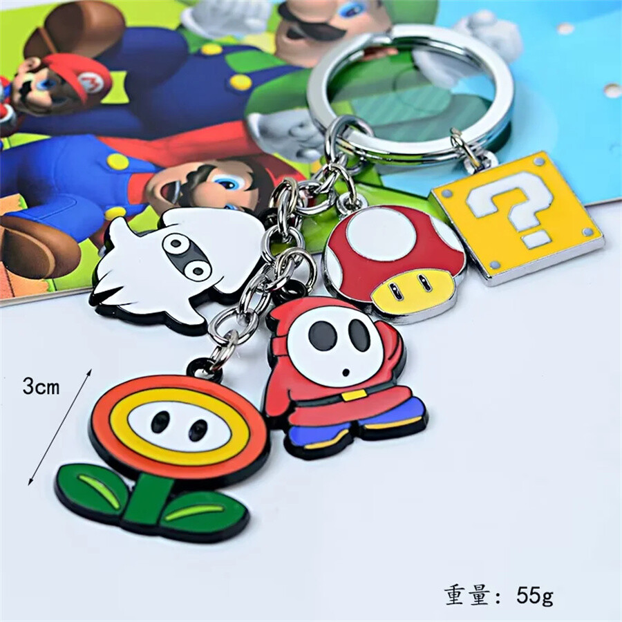 Super Mario Toad boo Keychain Metal Cartoon Keychain For Women | eBay