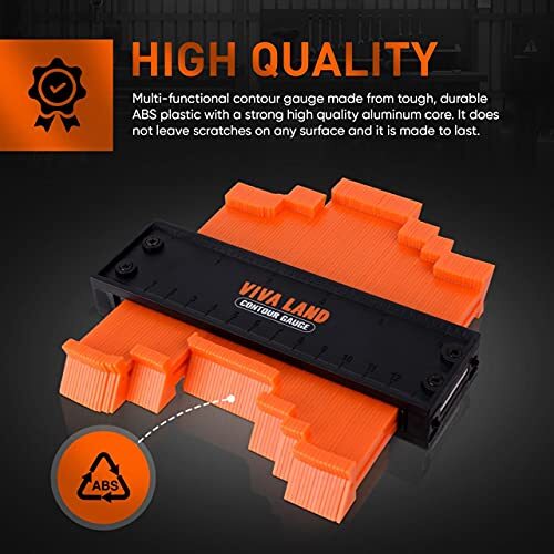 2 Pack Contour Gauge Profile Tool Irregular Shape Copy Tool with Lock ...