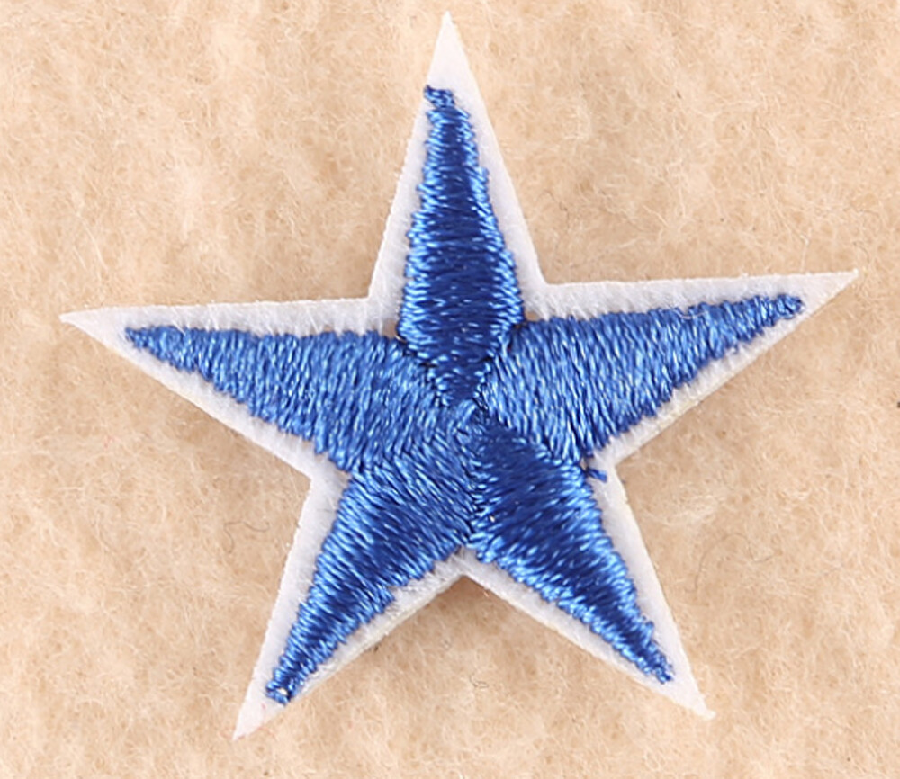 Small Stars Iron on Sew On Patches Applique Motif 30 Colours size 3 cm ...