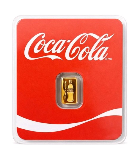 🥤 Coca-Cola 1/2 Gram .9999 Pure Gold Bar in Assay Package – Collectible ...
