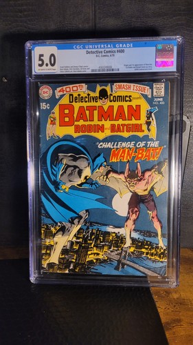 Detective Comics # 400 First Man Bat Neal Adams art CGC 5.0 | eBay