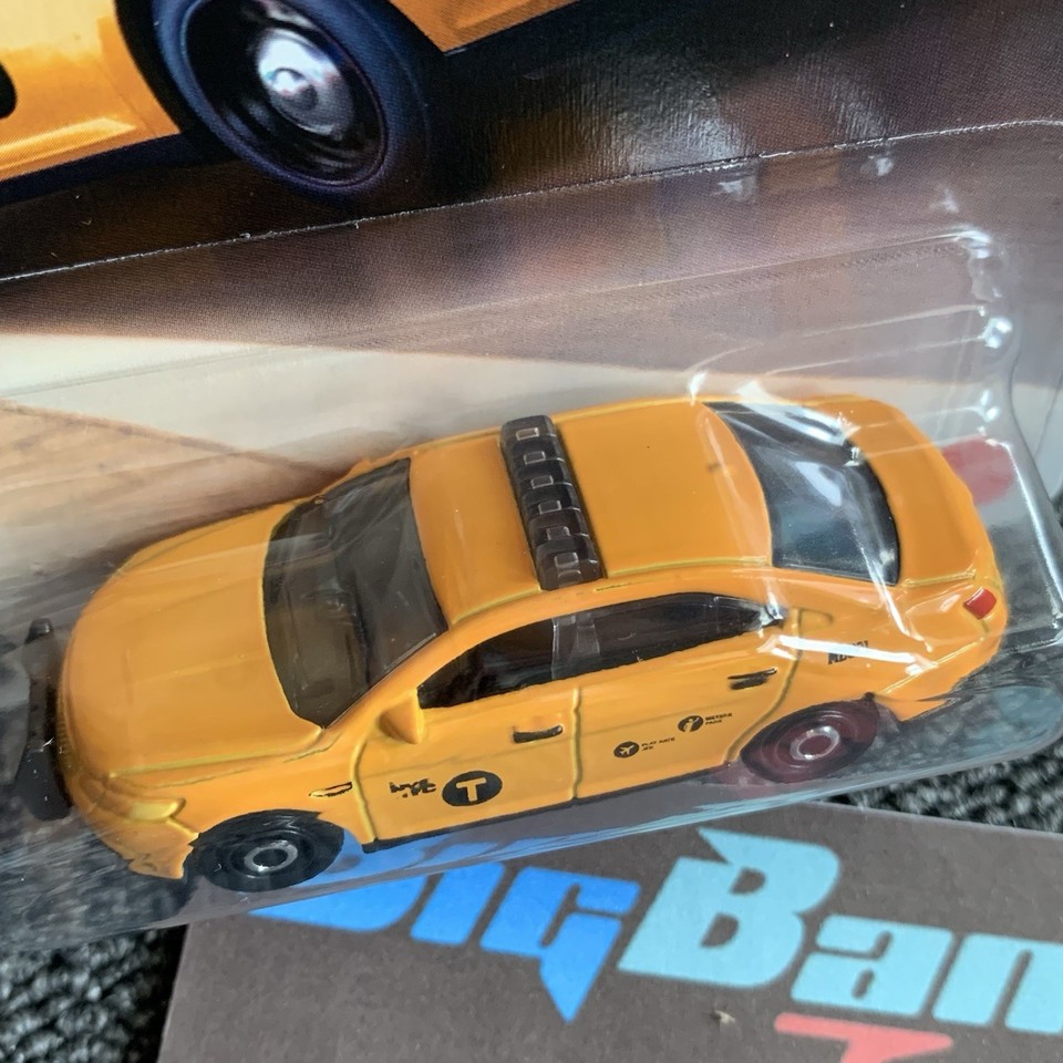 Matchbox Ford Police Interceptor Yellow Taxi #29 Mainline 2025 Case G ...