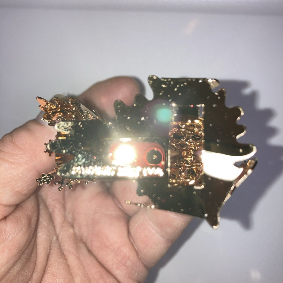 23K Gold-Plated 1998 Danbury Mint ‘Decorating Christmas Tree’ Ornament ...