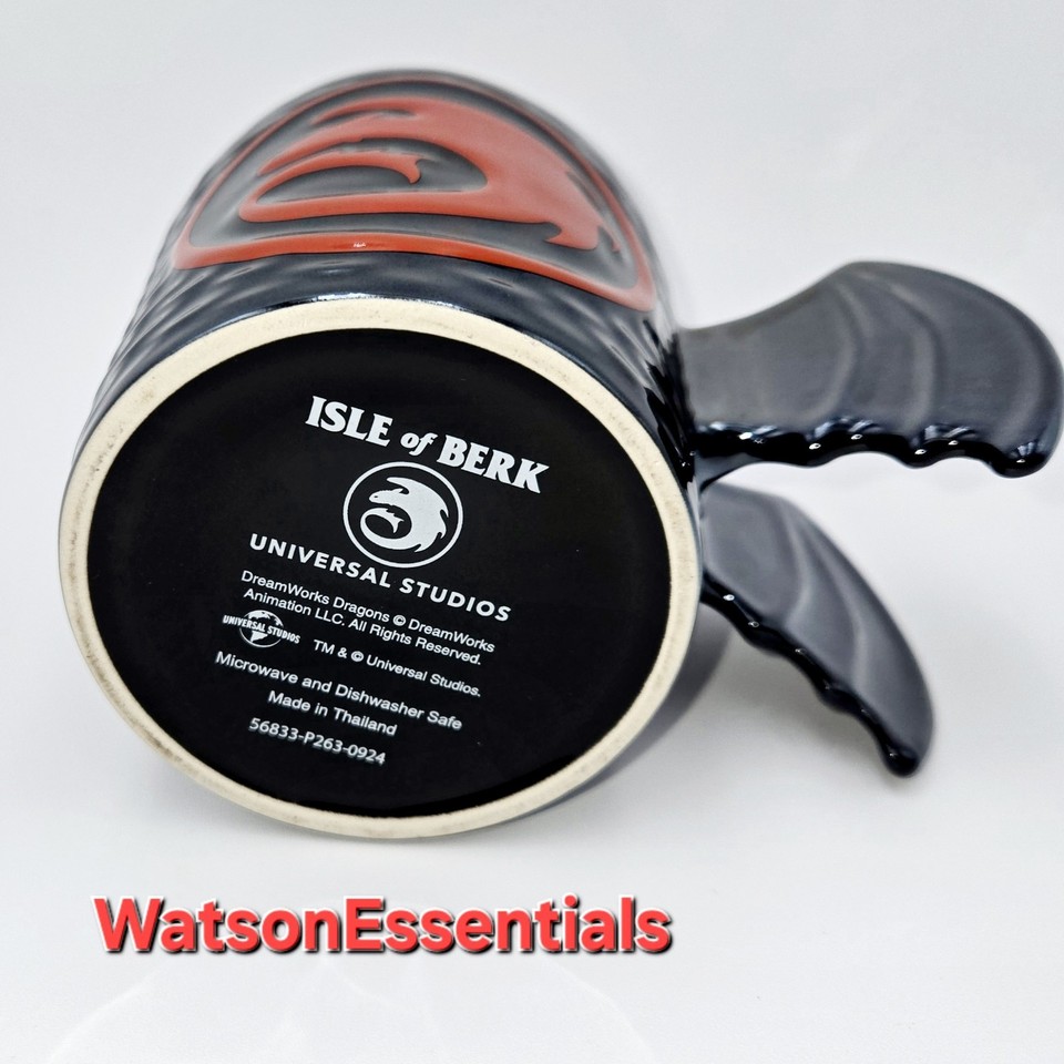 Universal EPIC Universe How to Train Your Dragon Toothless Wing Ceramic ...